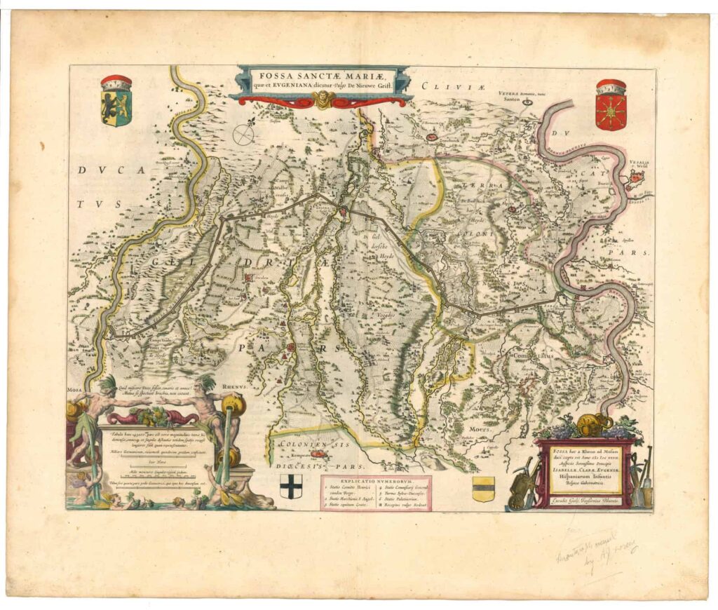 Kanalpläne, der Rhein-Maas-Schelde-Kanal - Industriekultur Krefeld